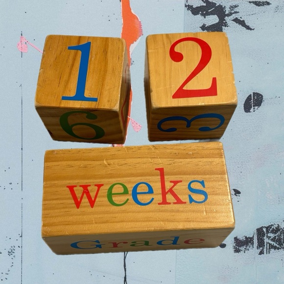 Accessories | Bb Blocks Bold Baby Age Photo Blocks Weekly Monthly ...
